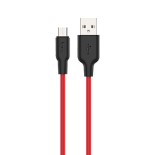 HOCO USB CABLE - X21 2.4A MICRO USB 1M BLACK AND RED - EAN ...