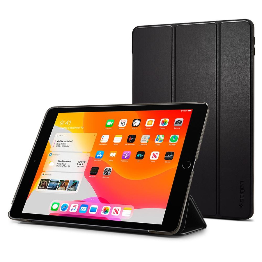 SPIGEN SMART FOLD IPAD 10.2 7 / 8 / 9 / 2019-2021 BLACK - EAN: 8809685622468 - monstelo